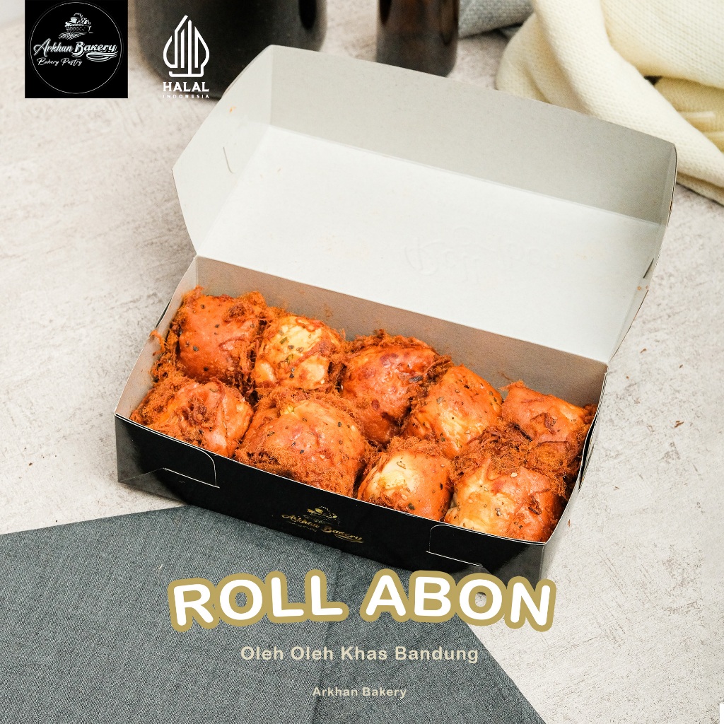 Jual Roll Abon Roti Gulung Abon Flossroll Original Arkhan Bakery ...