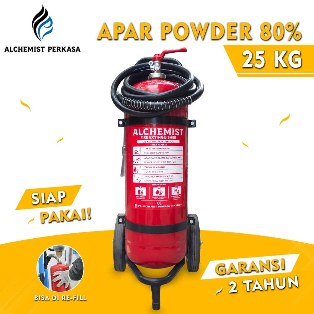 Jual APAR 25 KG Isi ABC Powder 80% CE - Full Set - Siap Pakai | Shopee ...
