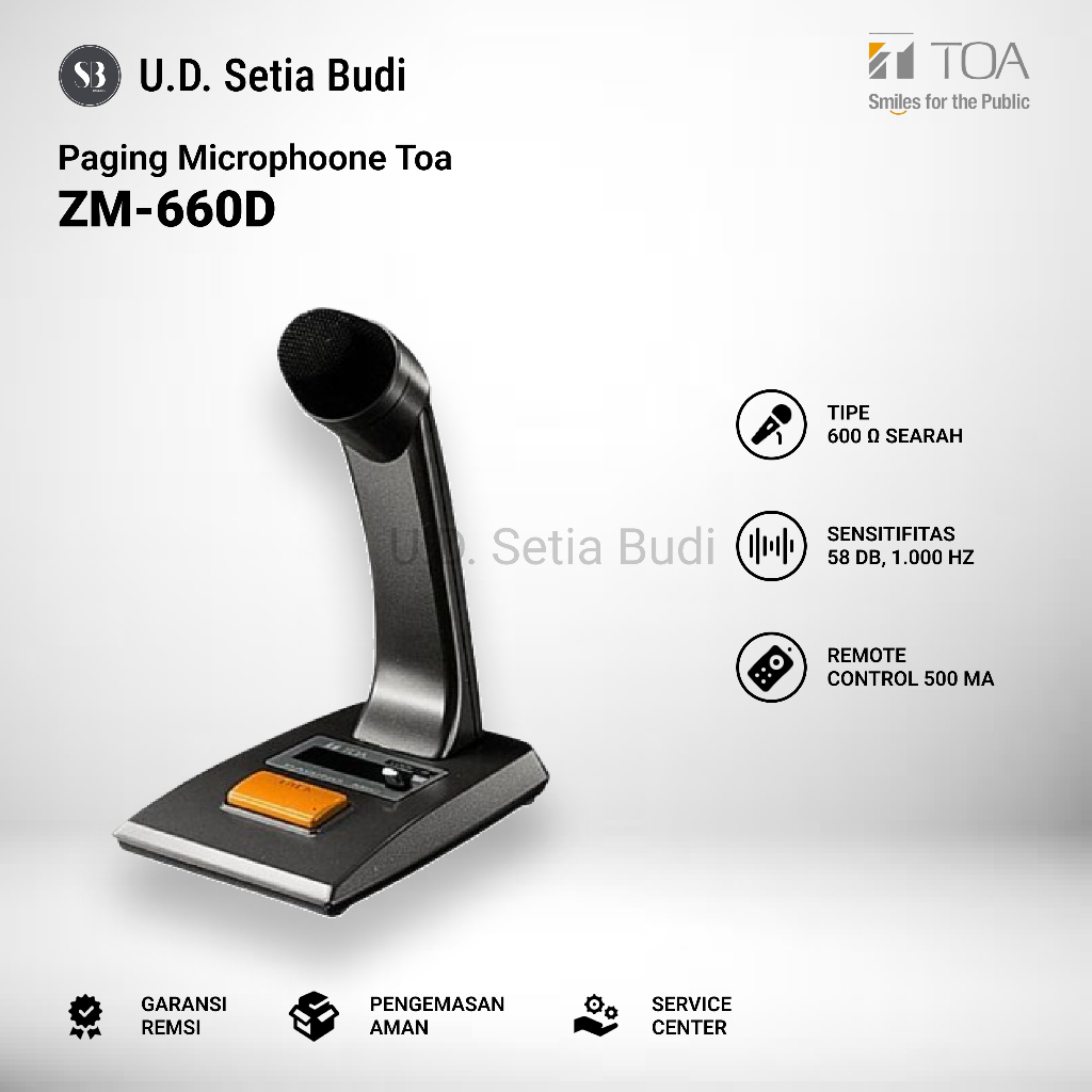 Jual Toa ZM 660 D Paging Microphone Mikrofon Panggilian 660D | Shopee Indonesia