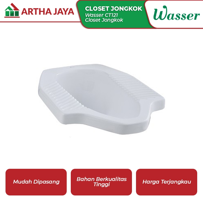 Jual Wasser CT 121 Kloset / Toilet / Wc Jongkok Putih CT-121 | Shopee ...