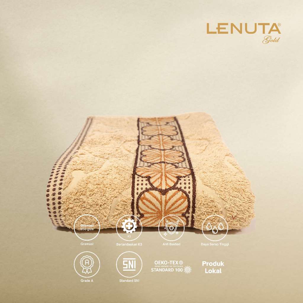 Jual Lenuta Gold - Roster (Handuk Mandi / Bath Towel 68x140 cm ...
