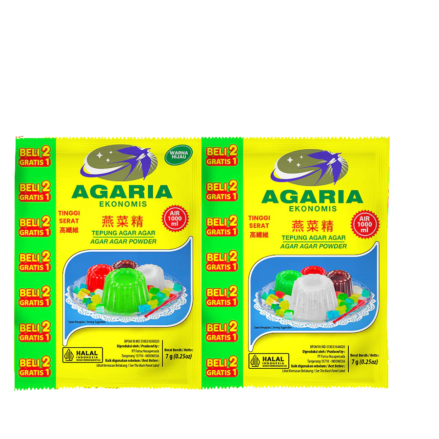 Jual Agaria Tepung Agar Agar Forisa | Bubuk agar agar {ECER} | Shopee ...
