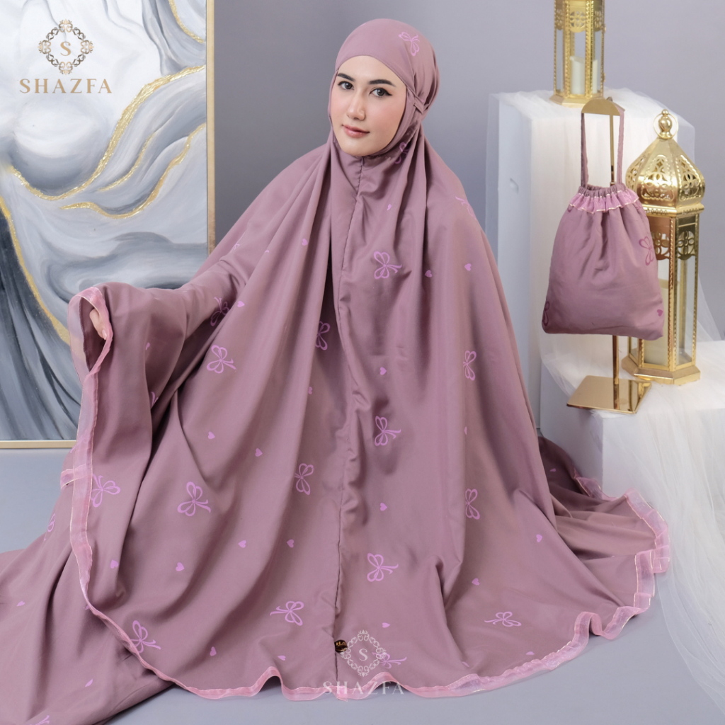 Jual SHAZFA - Mukena Dewasa Traveling 2in1 Printing Coquette Series ...