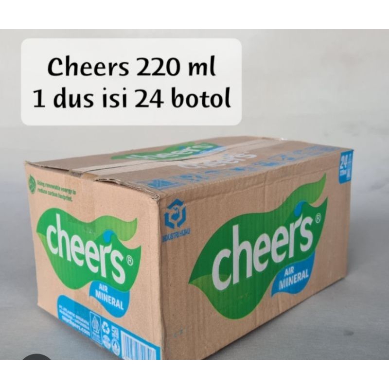 Jual Cheers 220ml Botol Mini Dos Air Mineral ( KHUSUS PENGIRIMAN INSTAN ...
