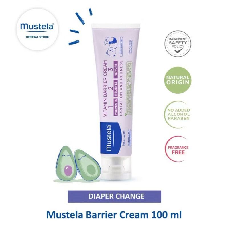 Jual mustela barrier cream ruam popok 100ml | Shopee Indonesia