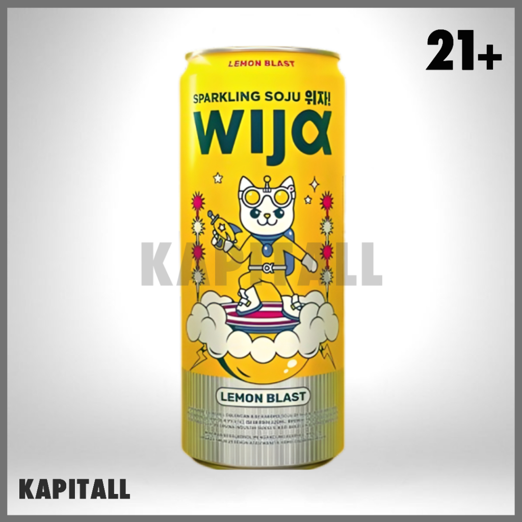 Jual WIJA LEMON BLAST LESS SUGAR SPARKLING SOJU 320ml | Shopee Indonesia