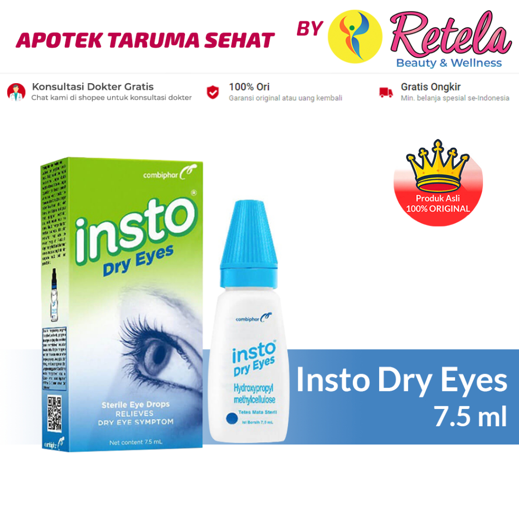 Jual INSTO DRY EYES TETES MATA 7,5ML | Shopee Indonesia
