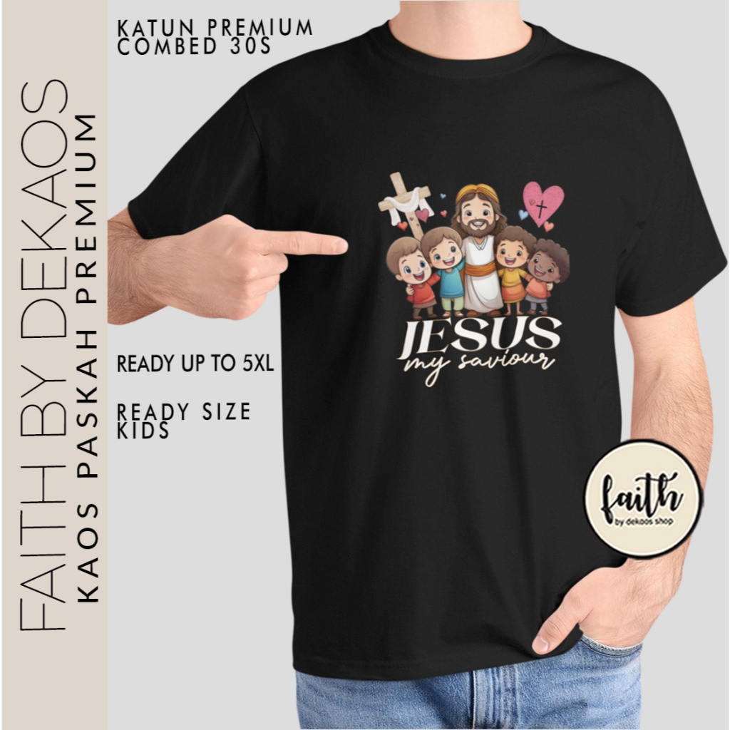Jual KAOS ROHANI KRISTEN KATOLIK PASKAH EASTER JESUS SALIB KAOS PASKAH ...