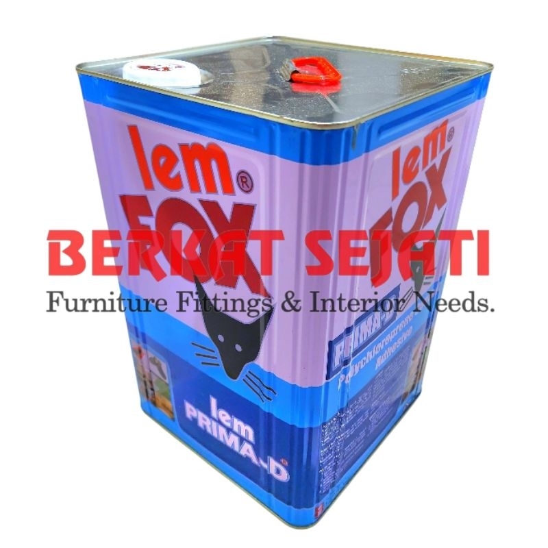 Jual Lem Fox PRIMA D 14 KG BLEK Lem Kuning Hpl Edging Kayu Triplek ...