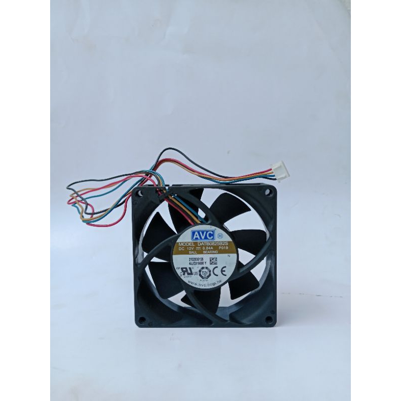 Jual Kipas Fan DC 12V 0.84A AVC High Speed Cooling Fan 8CM | Shopee ...