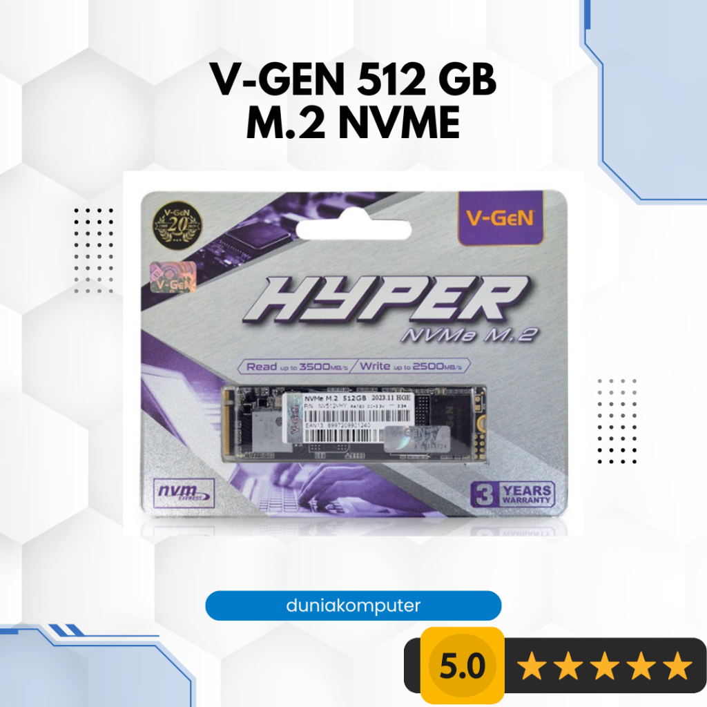 Jual V-GeN SSD Hyper M.2 NVMe 128 GB, 256 GB, 512 GB, 1 TB | Shopee ...