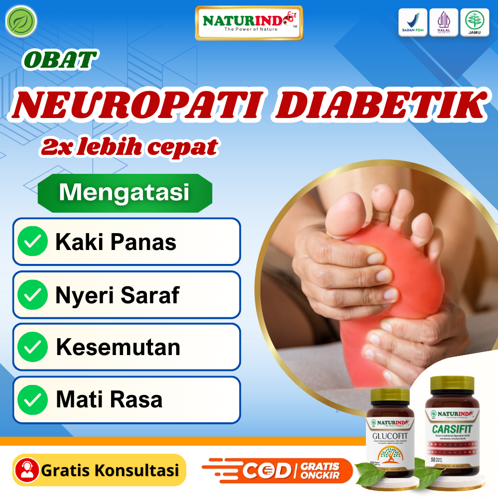 Jual Obat Neuropati Diabetik Kaki Panas Sakit Telapak Kaki Kebas ...