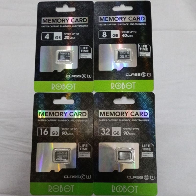 Jual MMC ROBOT MICRO SD 4GB 8GB 16GB 32GB ORIGINAL BERGARANSI RESMI ...