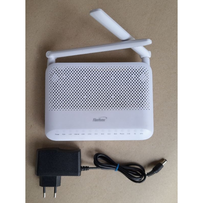 Jual Modem / Ont FIBERHOME GPON HG6145D2 Port Biru Dual Band + Adaptor ...