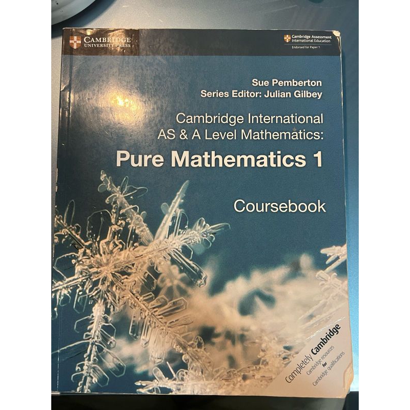 Jual Cambridge International AS & A level Pure Mathematics 1 Coursebook ...