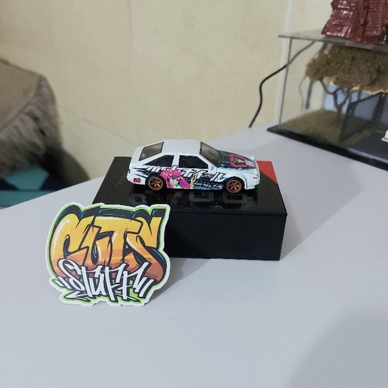 Jual HOT WHEELS PREMIUM TOYOTA AE86 SPRINTER TRUENO MOUNTAIN DRIFTER ...