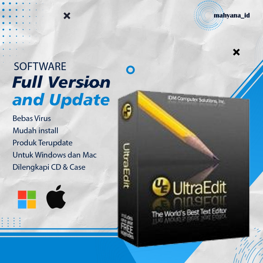Jual IDM UltraEdit | Editor teks standar nomor 1 di dunia yang digunakan oleh programmer ...