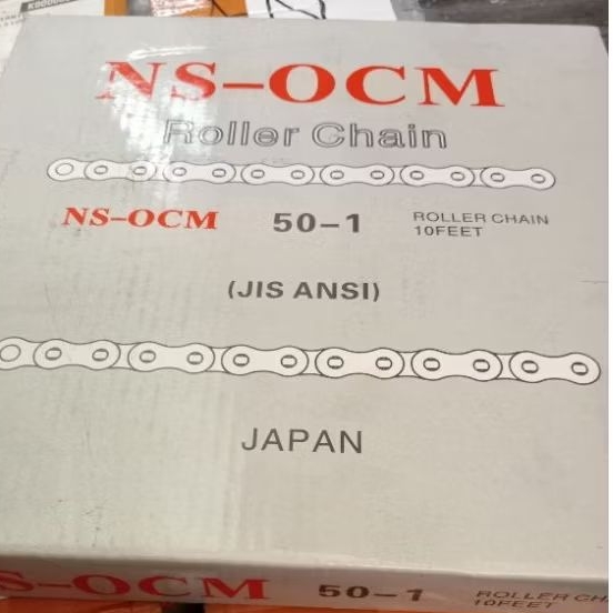 Jual NS OCM Japan Roller chain rantai rante RS 50 single ( 50-1 x 10 FT ...