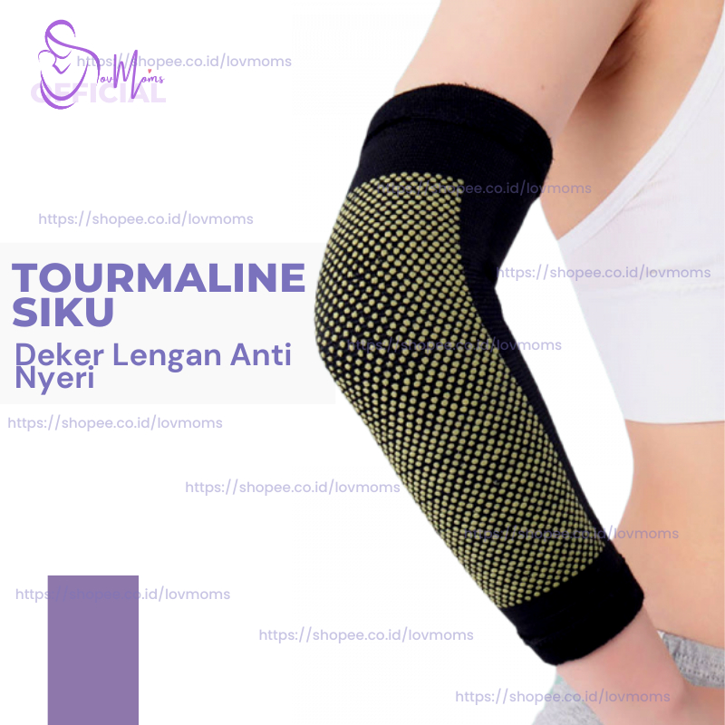 Jual Pelindung Siku Tourmaline Terapi Kesehatan Penghilang Nyeri Pegal ...
