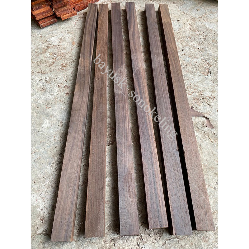 Jual Kayu sonokeling full galih 1,5 x 1,5 x 50cm list kayu ukuran ...