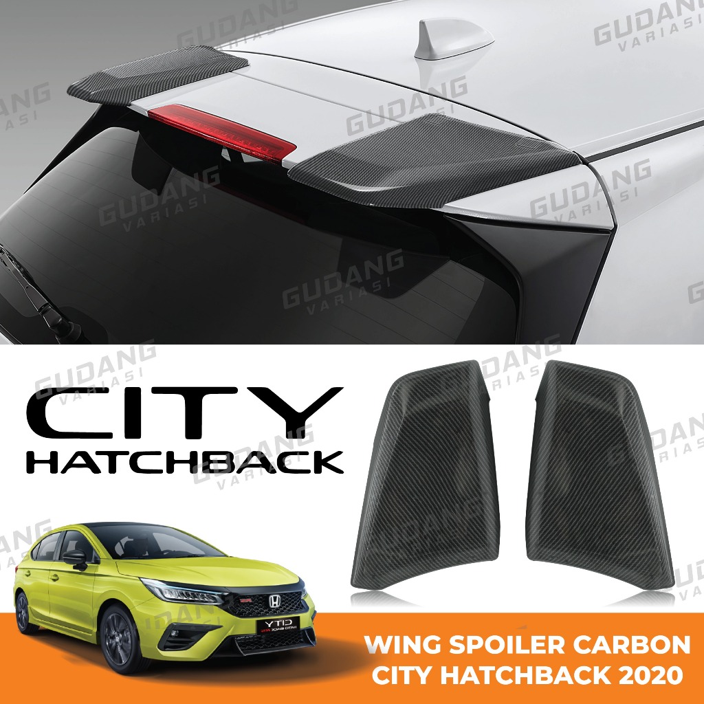 Jual Wing Spoiler Honda City Hatchback 2020 CARBON | Shopee Indonesia