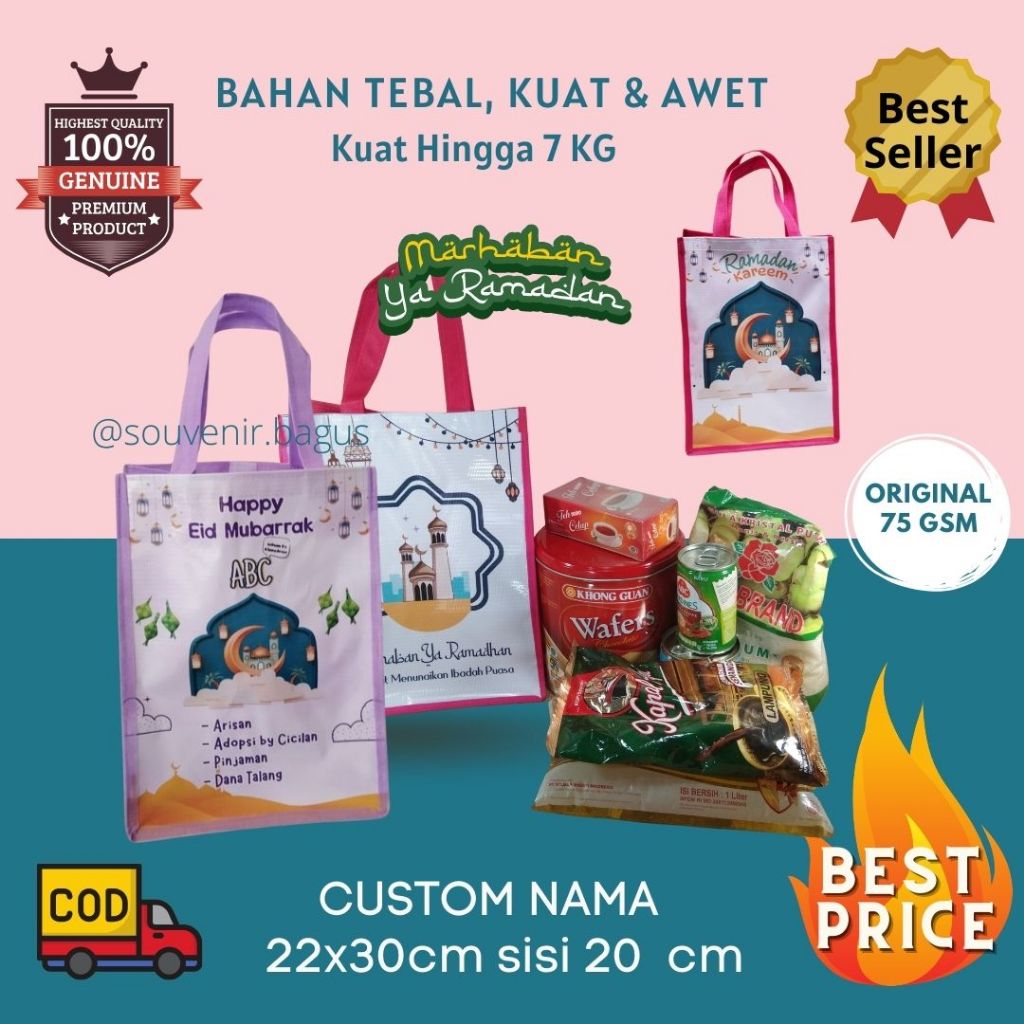 Jual Tas Parcel Lebaran Custom puasa idul fitri marhaban ya ramadhan ...