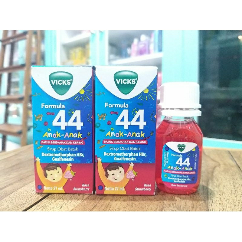 Jual 27 ML | VICKS FORMULA 44 ANAK - ANAK | SIRUP OBAT BATUK VICK ...