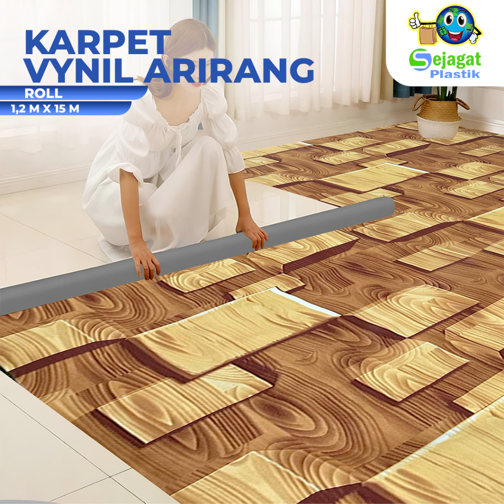 Jual Sejagat Plastik - Karpet Vinyl Motif Kayu Karpet Arirang Karpet ...