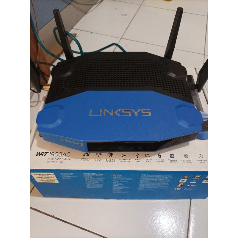 Jual Linksys WRT1900AC AC1900 Dual-Band Wifi Giigabit Router | Shopee ...