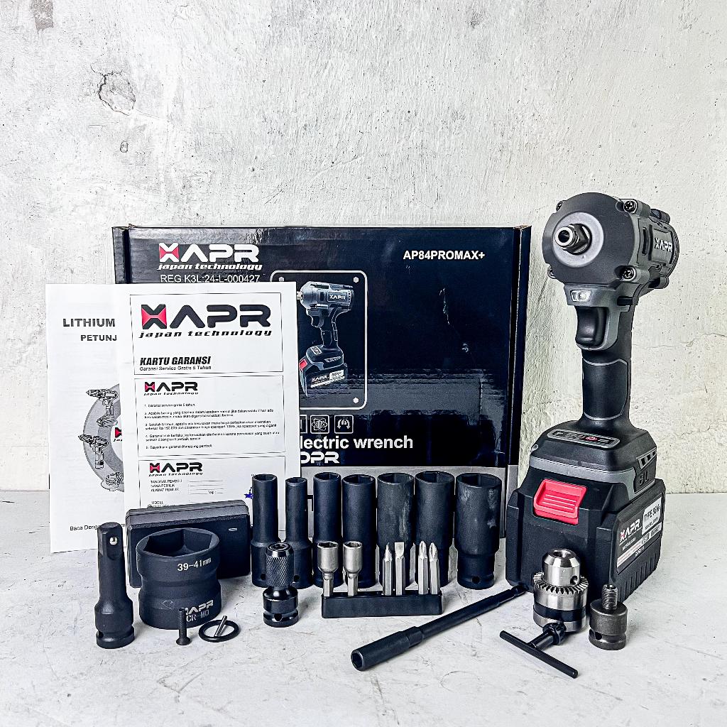 Jual APR raja bor impact wrench ap84promax+ cvt edition 1000nm body ...