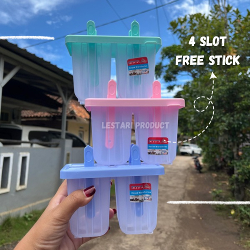 Jual (3 PCS) Cetakan Ice Cream | Cetakan es lilin | Cetakan jelly ...