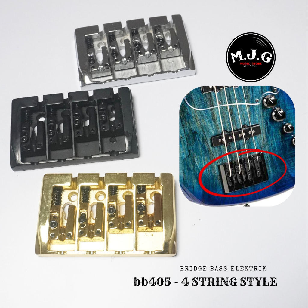 Jual tremolo bridge bass elektrik 4 string model BB405 premium quality ...