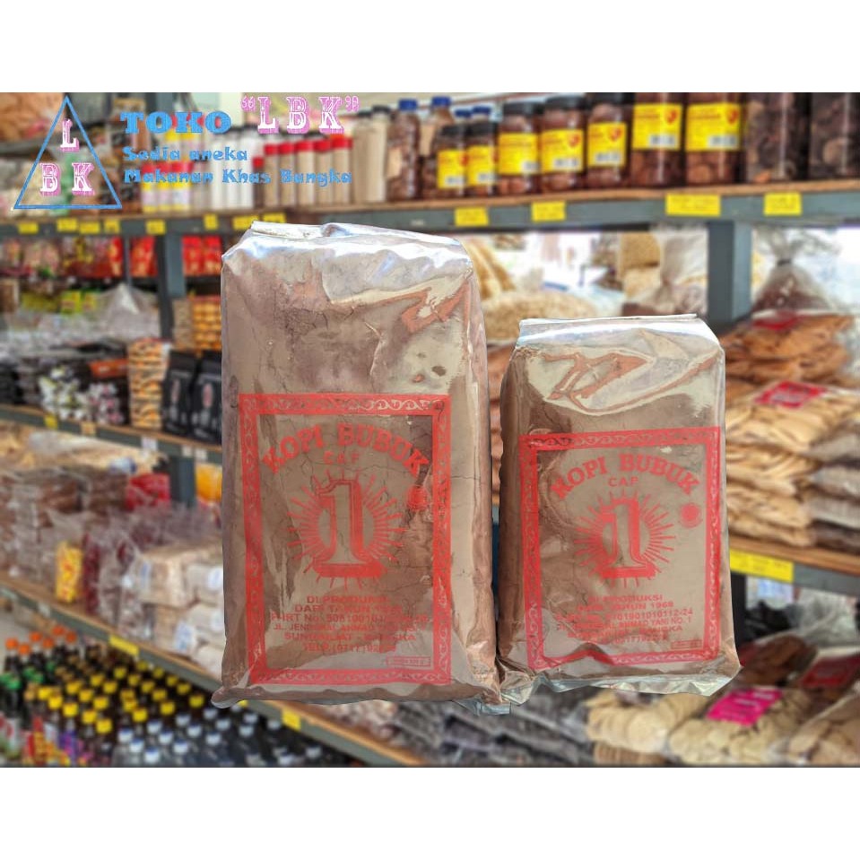 Jual Kopi Bubuk Halus No 1 Robusta Bangka 500gr, 250gr | Shopee Indonesia