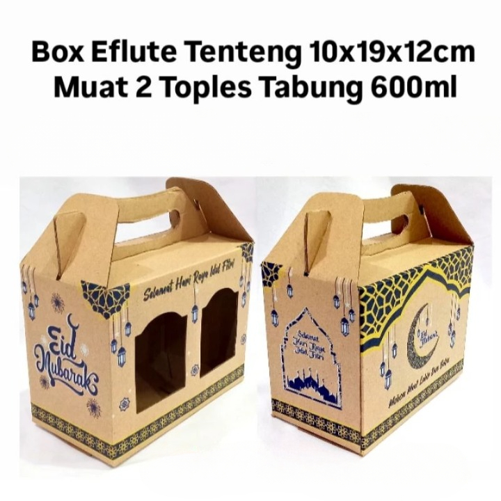 Jual 3 Pcs Box Elfute Tenteng Muat 2 Toples Tabung Biru Kuning Ukuran ...