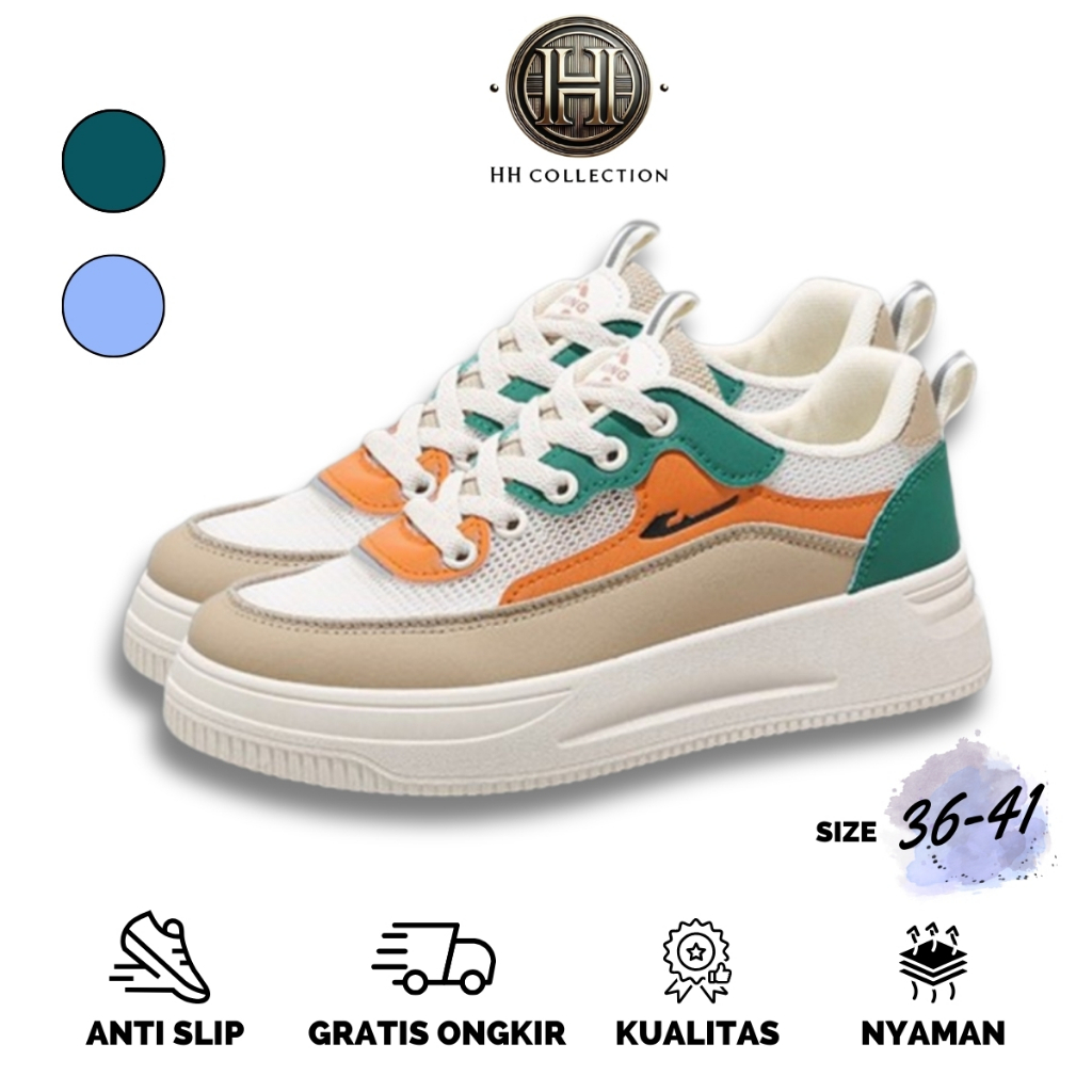 Jual HH Sepatu Sport Sneakers Kode 7011 Wanita Stylish Korean Style ...