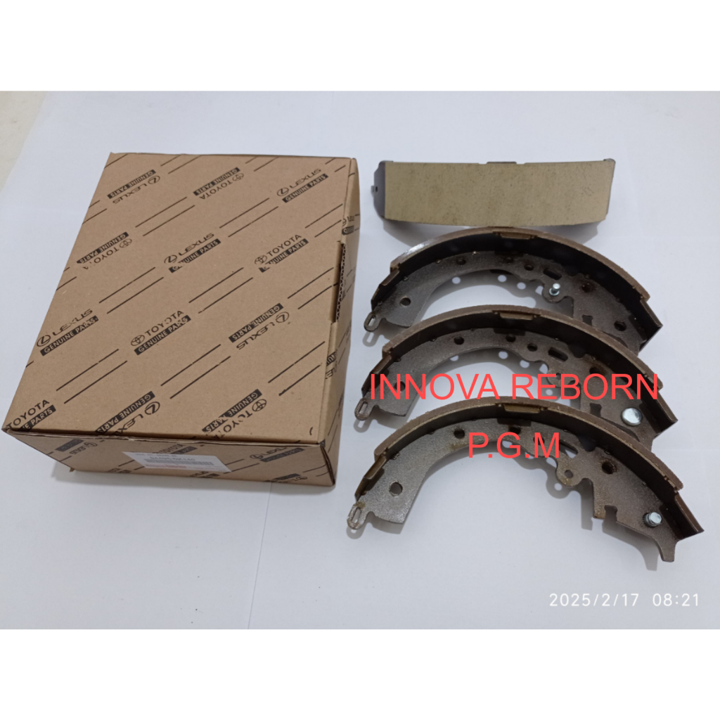 Jual BRAKE SHOE REAR KAMPAS KANVAS REM BELAKANG INNOVA REBORN HILUX ...
