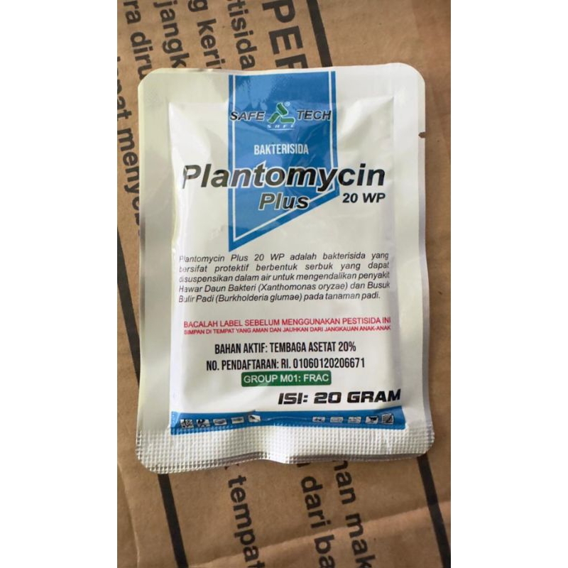 Jual Fungisida Bakterisida PLANTOMYCIN PLUS 20 WP Mengendalikan ...