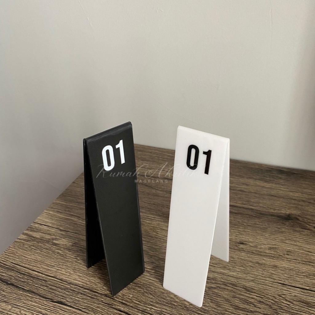 Jual NOMOR MEJA AKRILIK 2MM | NOMOR MEJA CUSTOM ELEGAN UNTUK RESTORAN ...