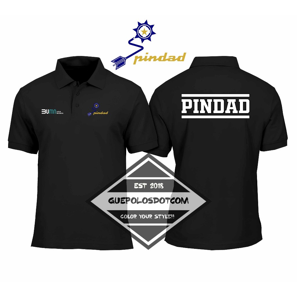 Jual POLOSHIRT BERKERAH PINDAD BUMN - Baju Berkerah Pindad Bumn - POLO ...