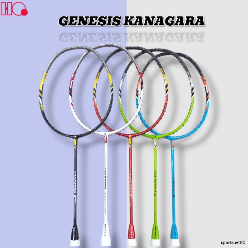 Jual Raket Badminton GENESIS Hiqua / Raket Hiqua Genesis Kanagara 5,6,7 ...