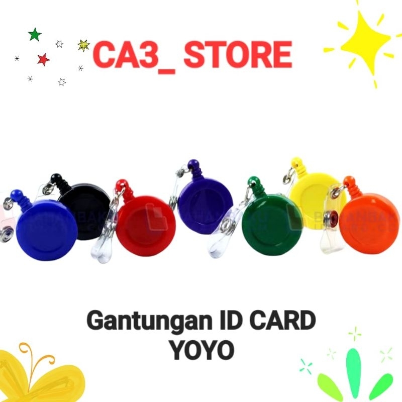 Jual Gantungan ID Card YOYO/ Yoyo name tag/ Gantungan ID Card saku ...