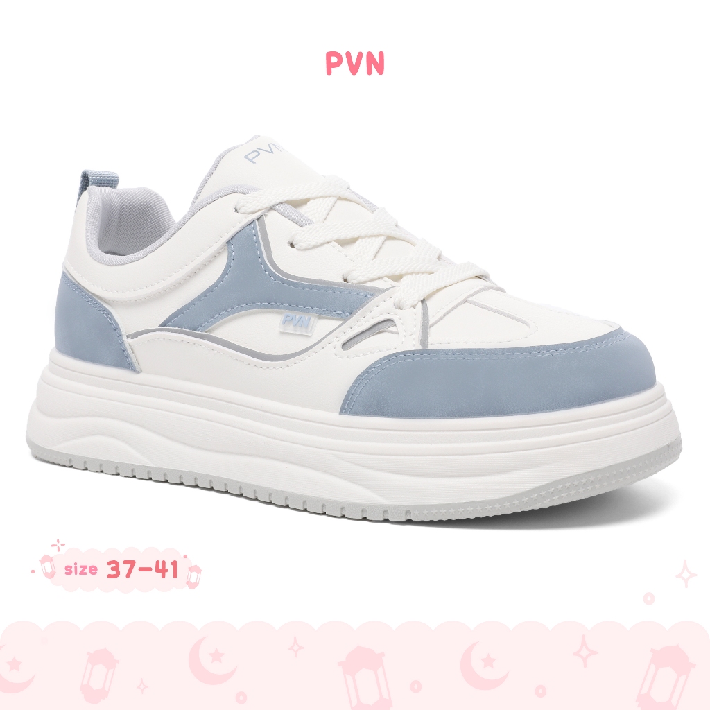 Jual PVN Haena Sepatu Sneakers Wanita Sport Shoes Blue 300 | Shopee ...
