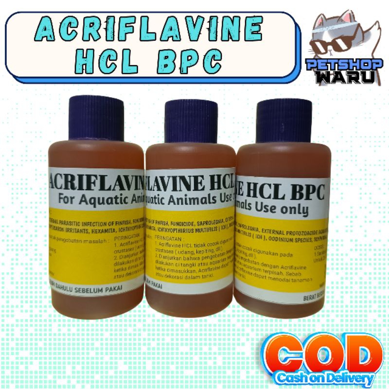 Jual ACRIFLAVINE HCL BPC | OBAT KUNING | OBAT JAMUR IKAN | OBAT IKAN ...