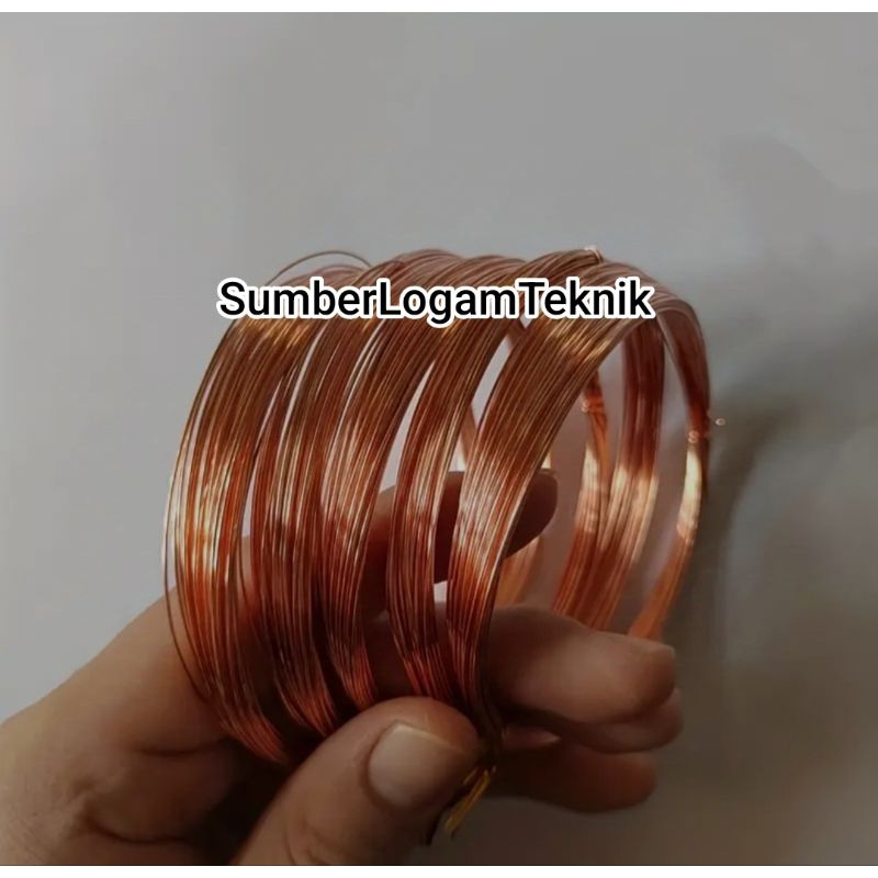 Jual kawat tembaga copper wire kawat tembaga 1mm x 1meter | Shopee ...
