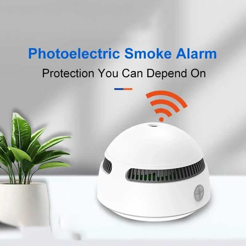 Jual ZVIOT Smoke Detector Alat Pendeteksi Asap Kebakaran WiFi Smart ...