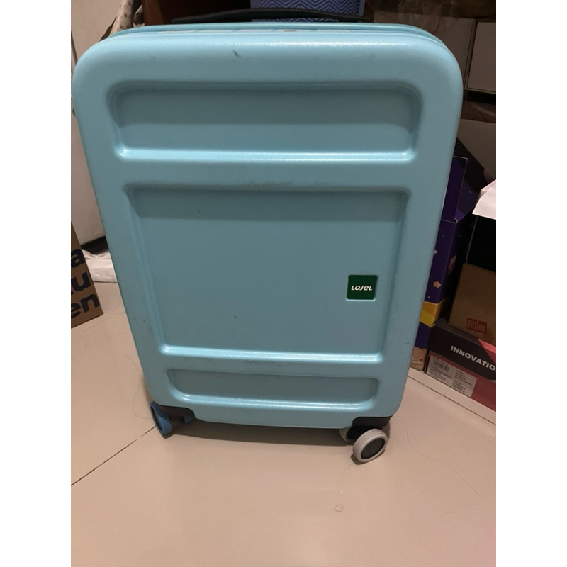 Jual Koper kabin hard case 19 inch luggage Lojel biru bekas | Shopee ...