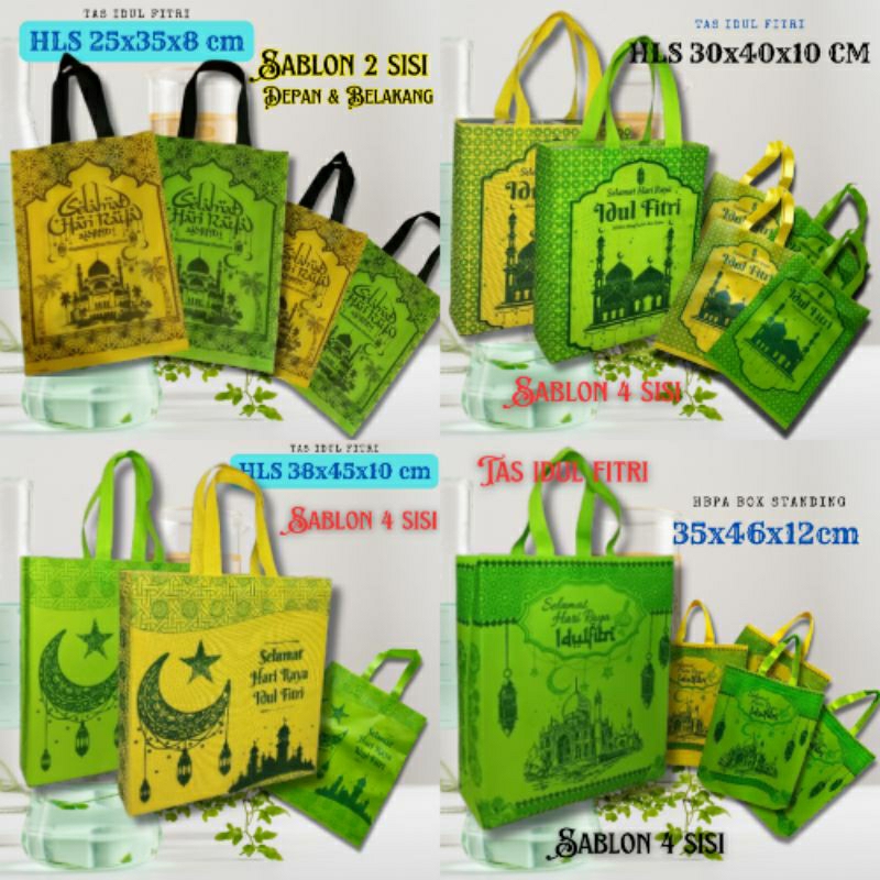 Jual ( 12 pcs) Tas LEBARAN IDUL FITRI PREMIUM , tas idul fitri,tas ...