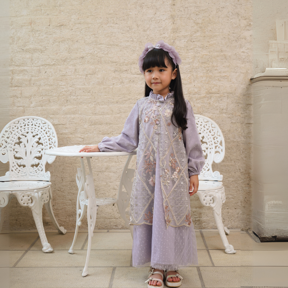 Jual MOONJOY ZAHRA DRESS - Dress couple ibu dan anak lebaran hari raya ...