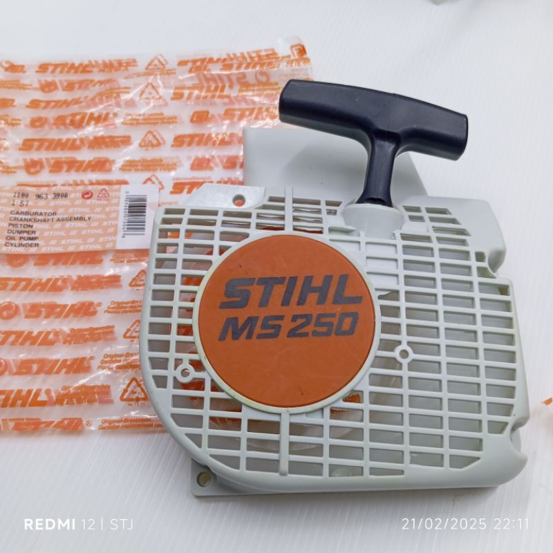 Jual RECOIL STARTER CHAINSAW MS250 SENSO STIHL ORIGINAL | Shopee Indonesia