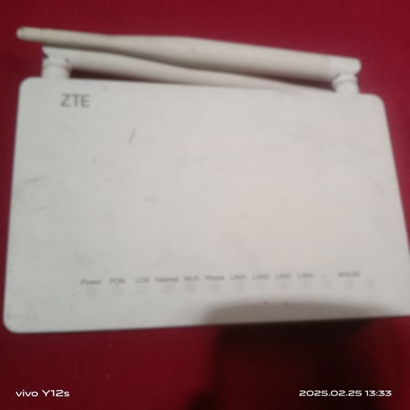 Jual ZTE f609 v2 lengkap dengan adaptor port biru | Shopee Indonesia